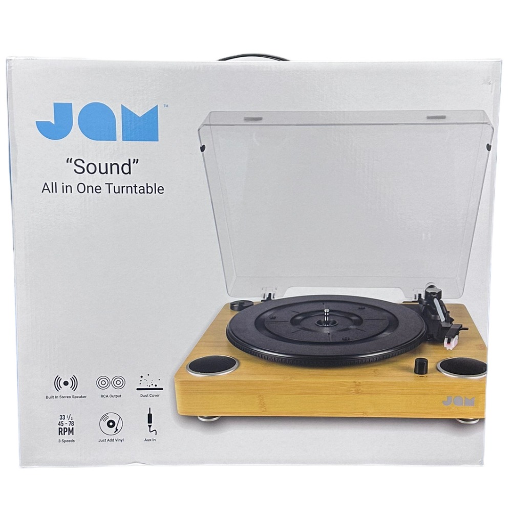 New Brand New & Sealed: JAM: Sound All-In-One Turntable - Own4Less